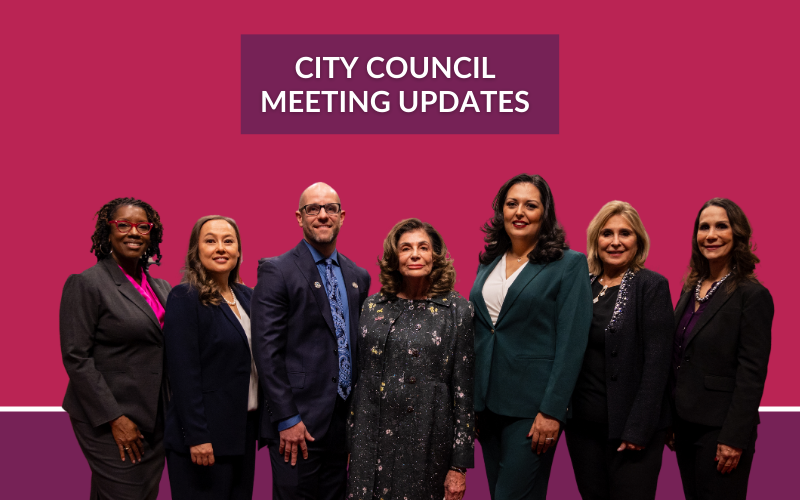 City Council Meeting Updates